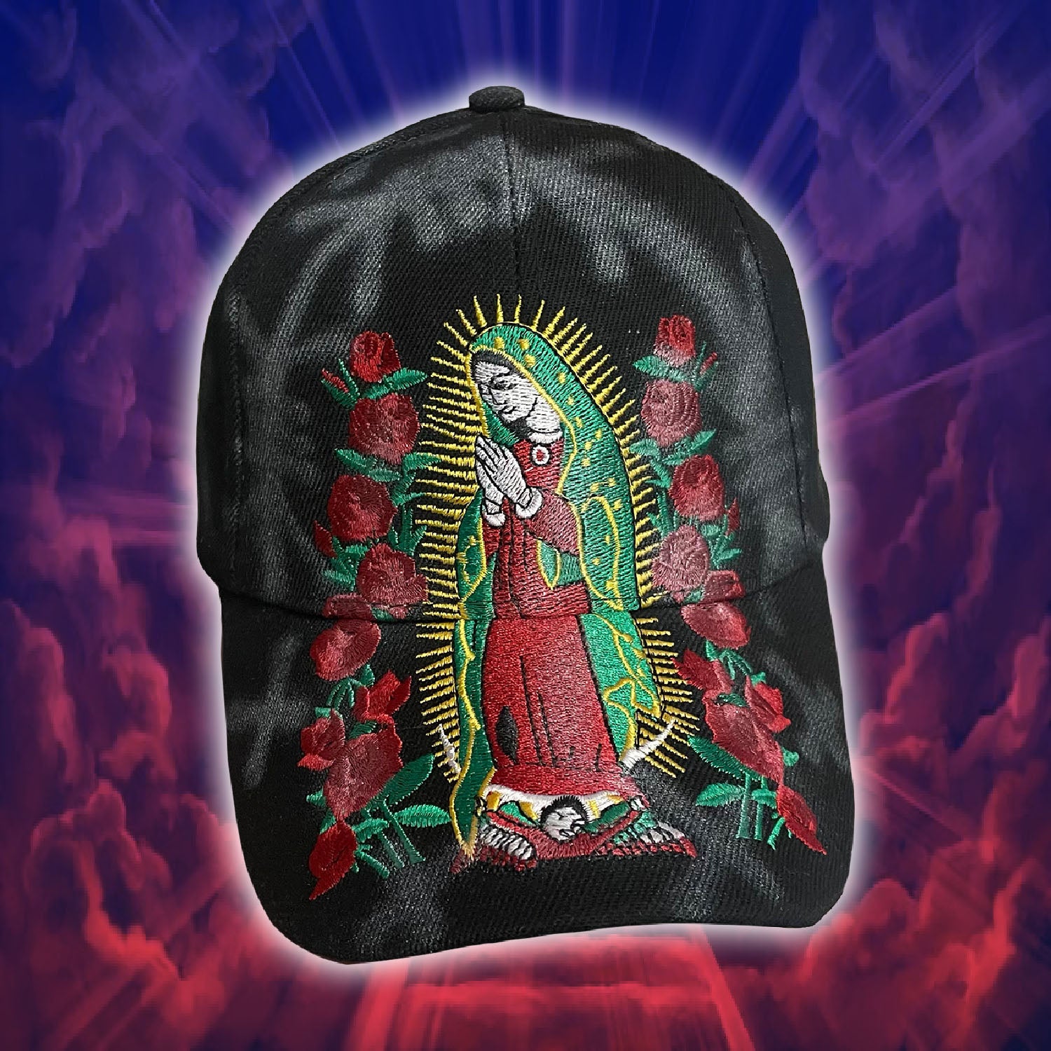 BLACK ROSES BASEBALL CAP – Marsanne Brands